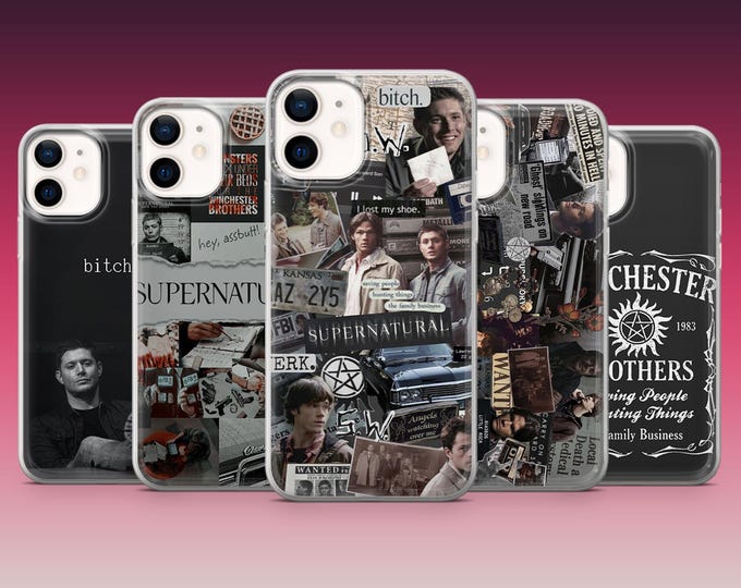 Supernatural Sam & Dean Mugshot Tough Phone Case Supernatural Merch the ...