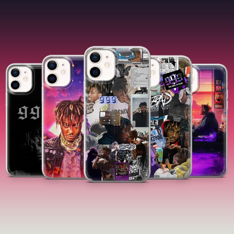 Juice Wrld Phone Case Music Album Cover for iPhone 16 Pro , 15 , 14 ...