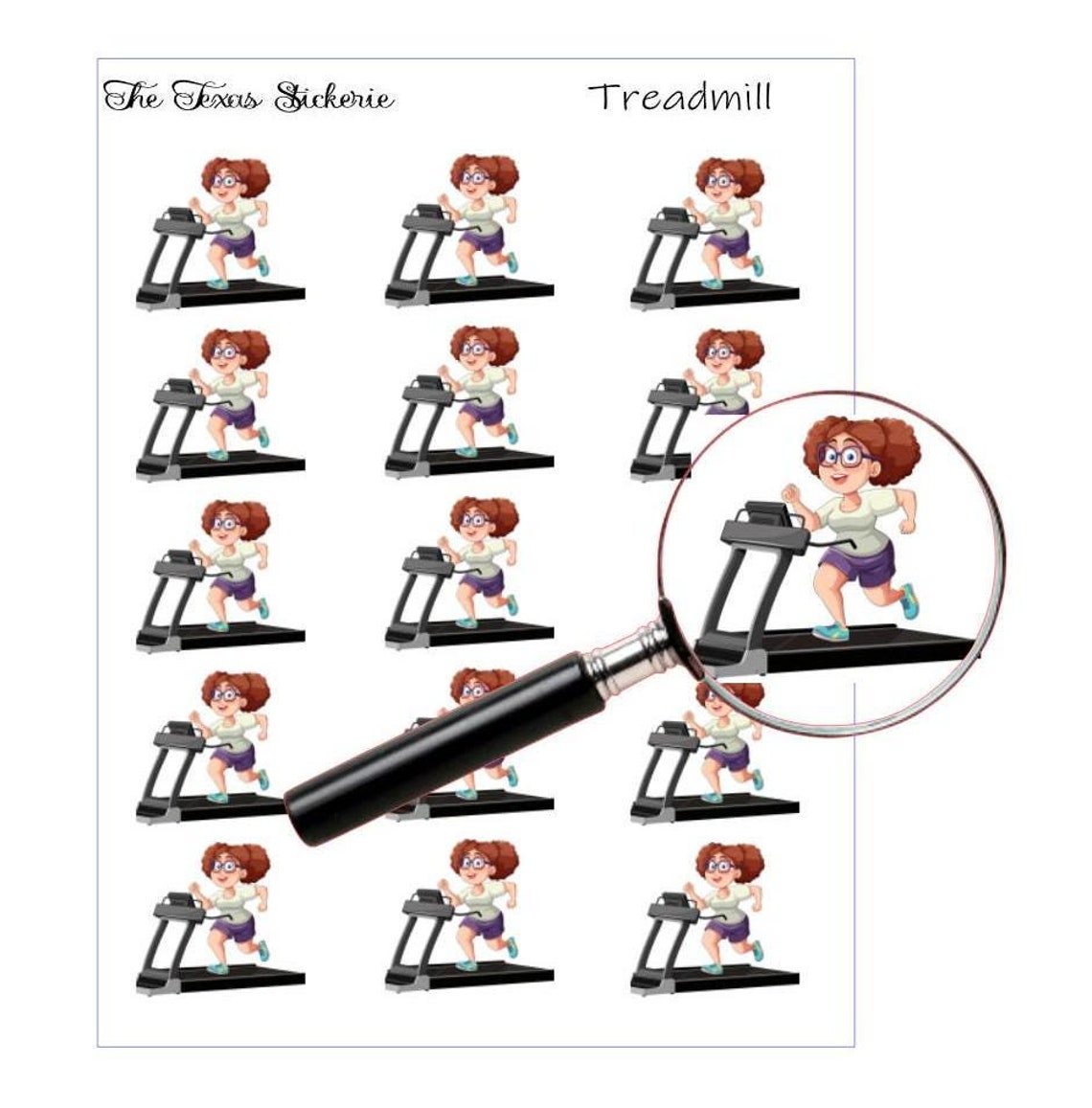 Treadmill Icons Stickers - Etsy