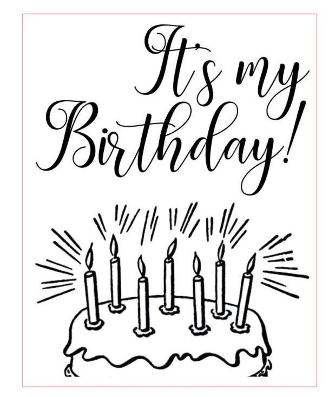 Birthday Overlay - Etsy