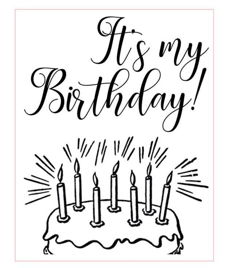 Birthday Overlay - Etsy