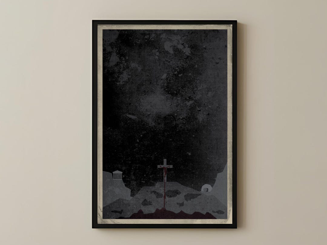 Apostles' Creed Poster – Crucifixion | Minimalist | Sacrifice | Jesus ...