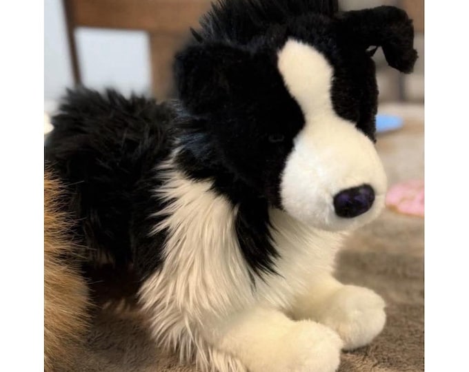 EUC Douglas Cuddle Toy 16" Chase Border Collie Plush Dog Collectible ...