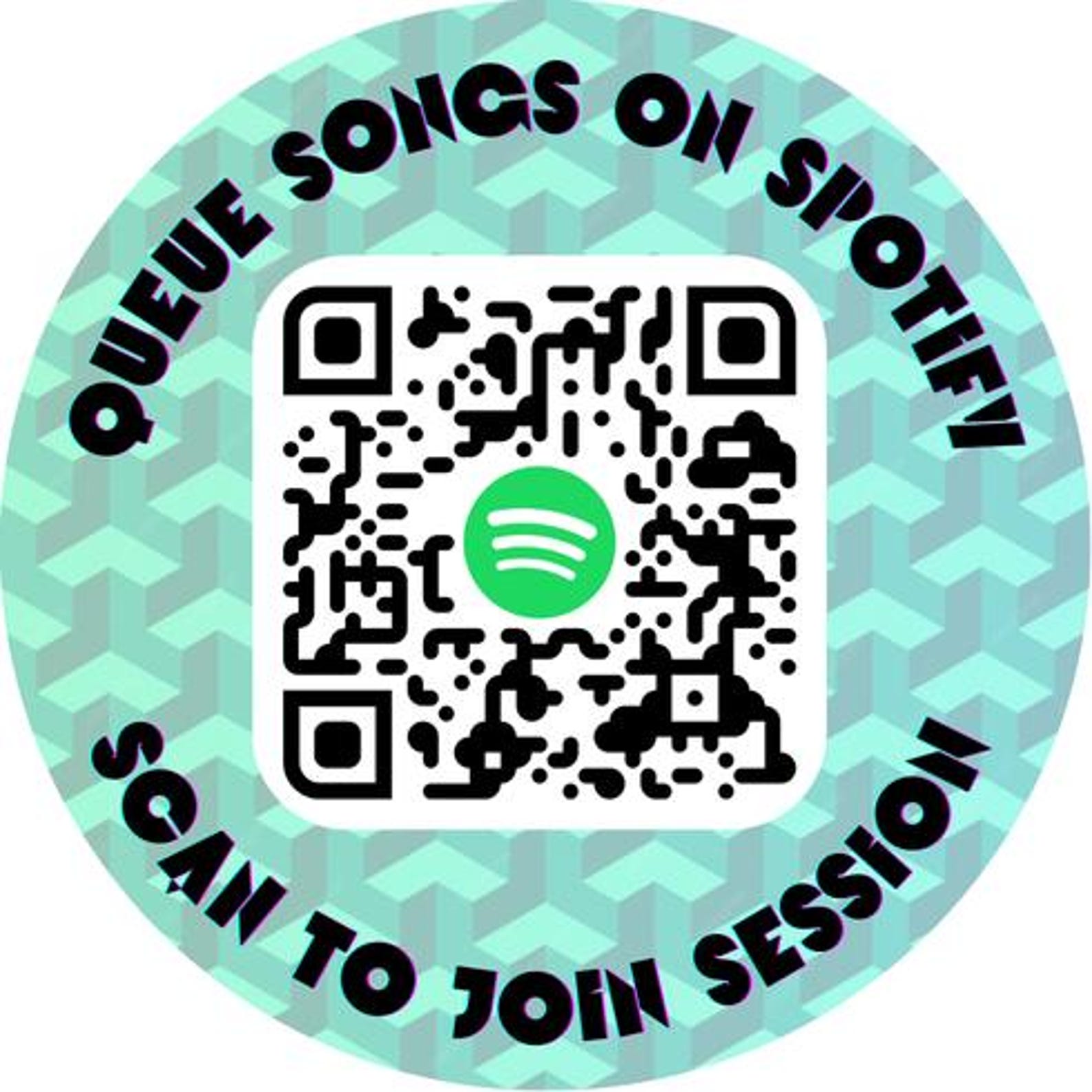 Spotify QR Sticker—scan to Join Session! - Etsy