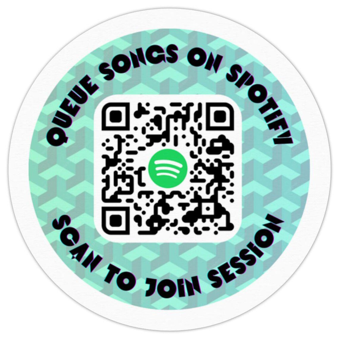 Spotify QR Sticker—scan to Join Session! - Etsy