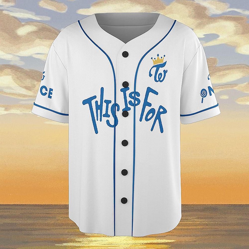 Custom Twice Baseball Jersey: K-pop World Tour Concert Merch - Etsy