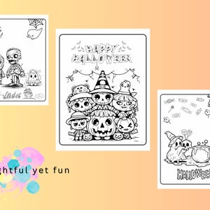 Boo-tiful Halloween Coloring Pages for Kids and Adults: 10 Pages PDF ...
