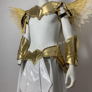 Handcrafted Gold Angel Warrior Costume: Greek Mythology Cosplay - Etsy