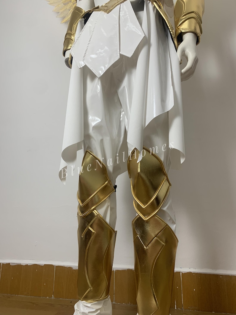 Handcrafted Gold Angel Warrior Costume: Greek Mythology Cosplay - Etsy