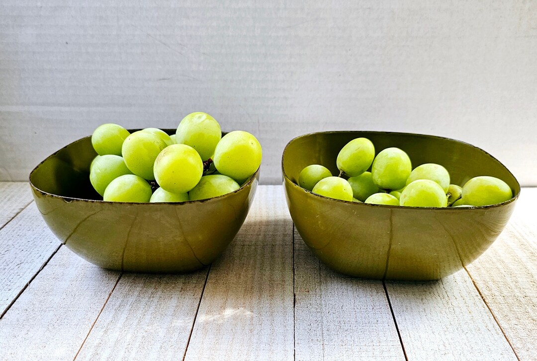 Set of Two Catherineholm Galloping Gourmet Chef Graham Kerr Enamelware ...