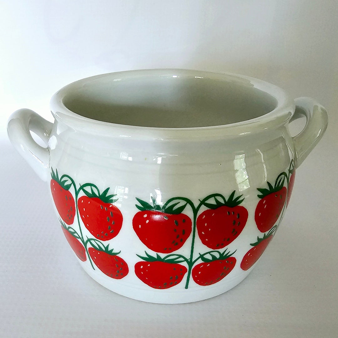Arabia Strawberry Crock Pomoro Series - Etsy