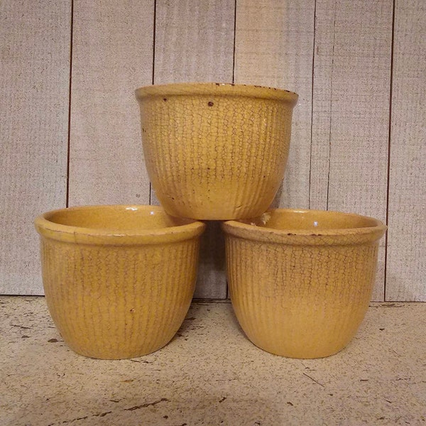 Vintage Stoneware Custard Cups - Etsy