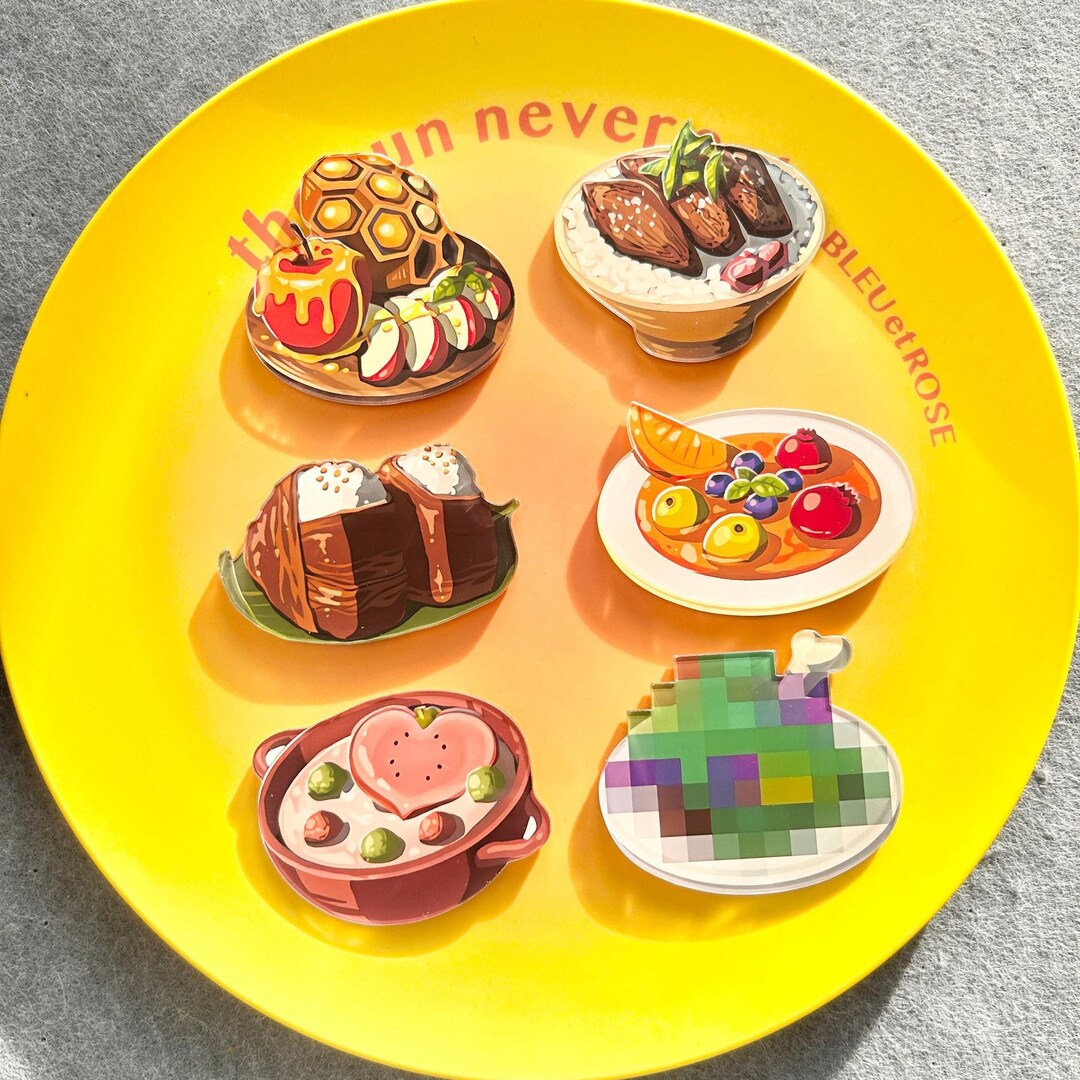 LOZ Zelda Food Fridge Magnet Set - Echoes of Wisdom / Totk / Botw ...