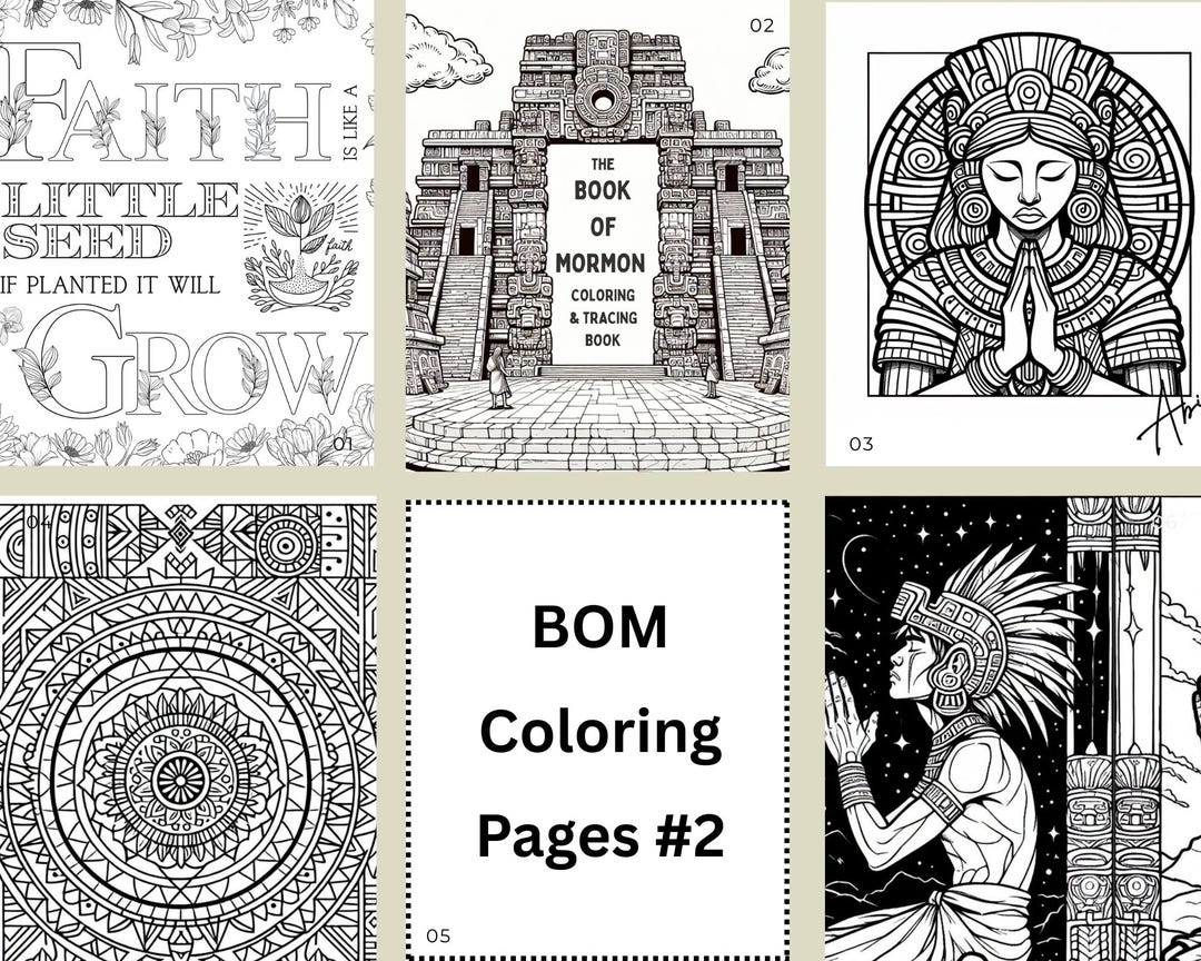 Book of Mormon Coloring Pages #2 | LDS Coloring Pages | LDS Art ...