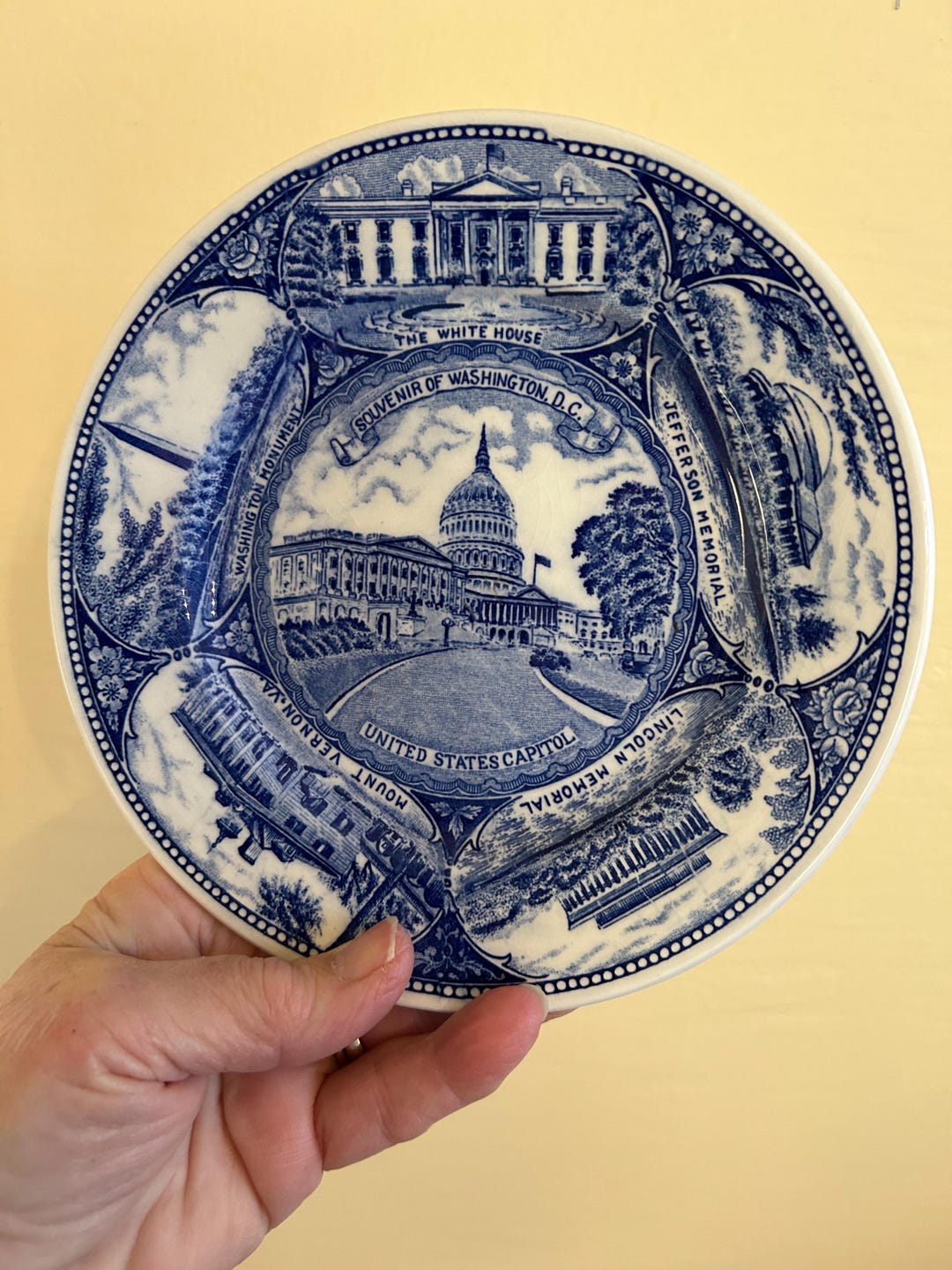 Washington DC Souvenir Plate - Etsy