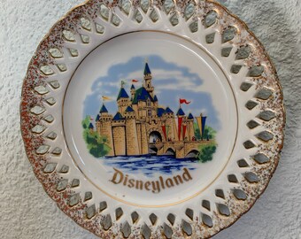 Disneyland Souvenir Plate - Etsy