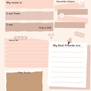 Holiday Journal for Girls, 12 Pages, Instant Download 8.5" X 11" (A4 ...