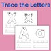 Preschool and Kindergarten Handwriting and Tracing Cards, 26 Alphabet ...
