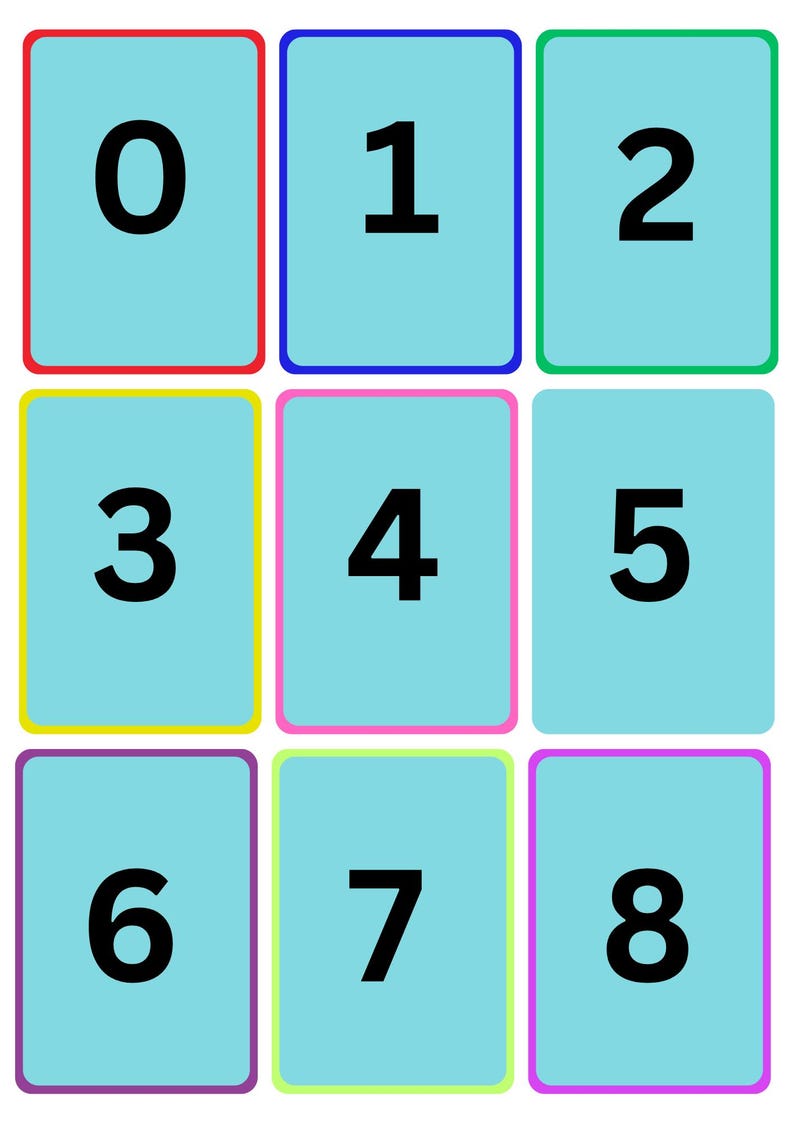 Rainbow Colors Counting Activity for Preschool & Kindergarten | Color ...