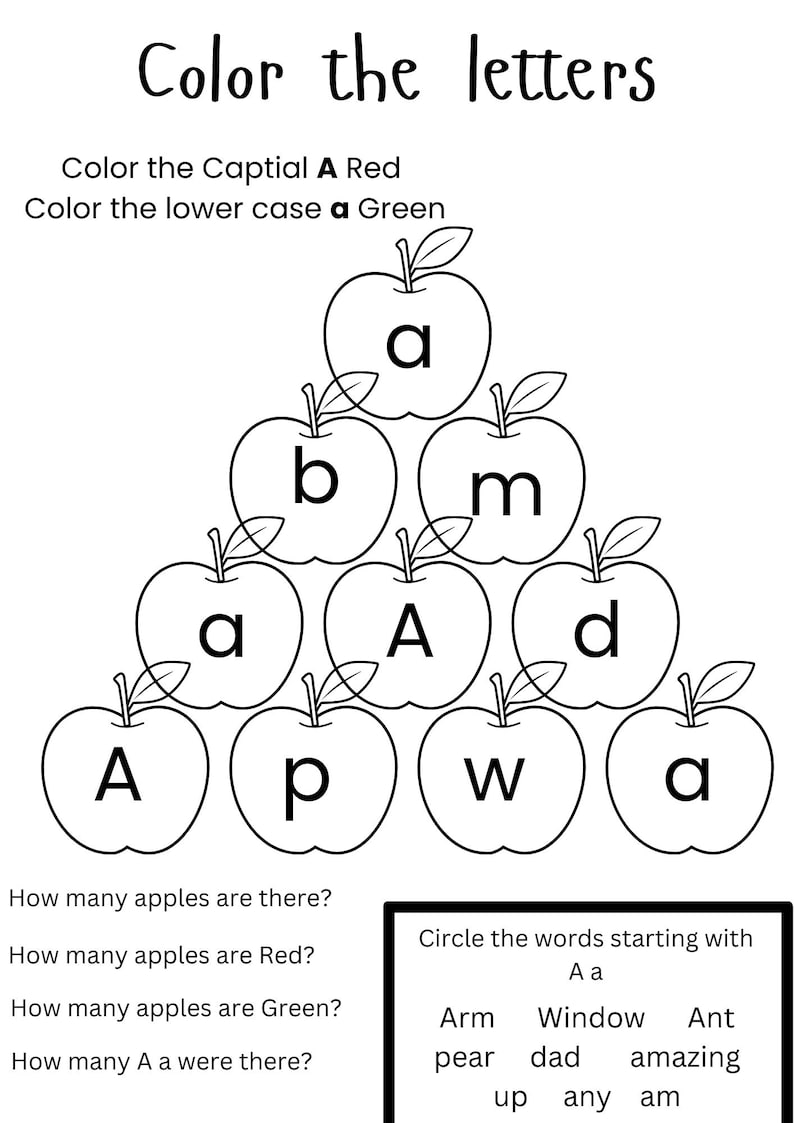 Rainbow Colors Counting Activity for Preschool & Kindergarten | Color ...