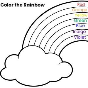 Rainbow Colors Counting Activity for Preschool & Kindergarten | Color ...