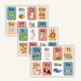 Alphabet Memory Cards, Flash Cards Cute Alphabet, Instant Download - Etsy