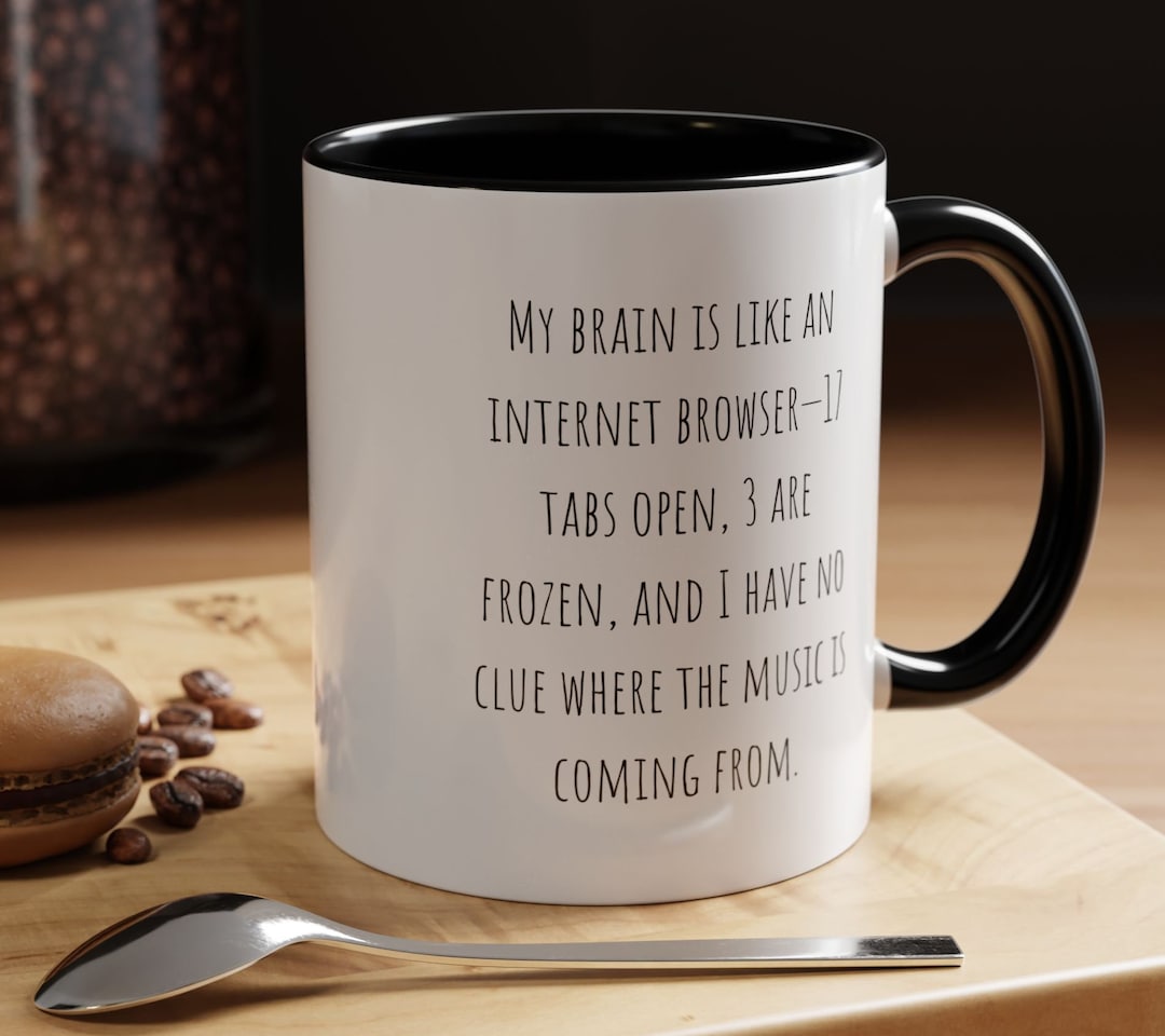 ADHD Mug, Funny ADHD Gift Mug, ADHD Awareness, Adult Adhd Coffee Mug ...