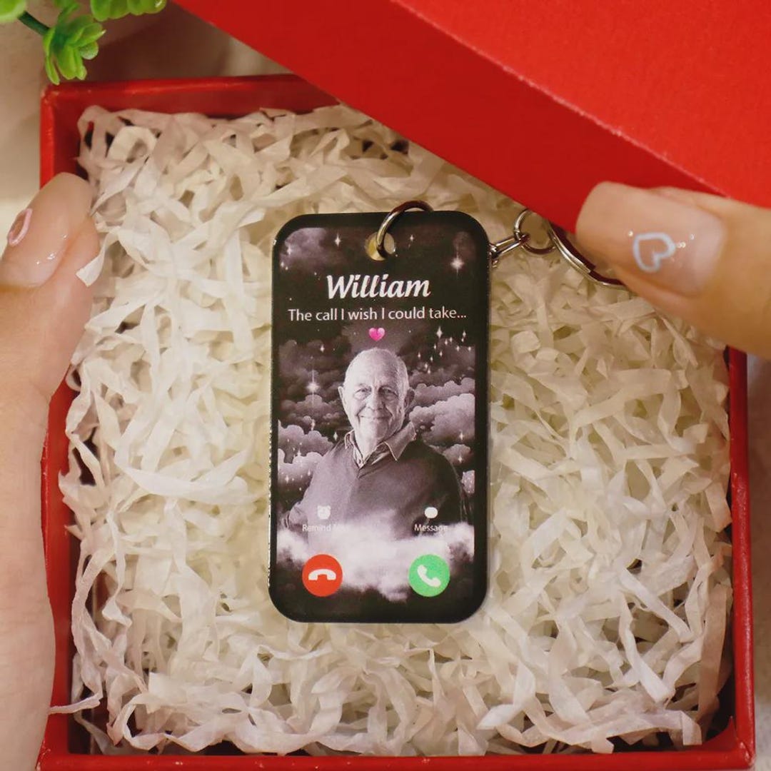 The Call I Wish I Could Take Personalized Memorial Acrylic Keychain, in ...