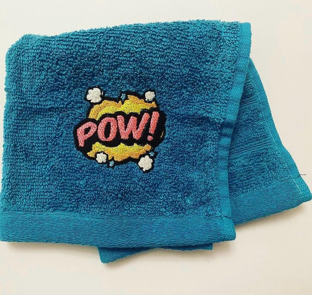 Comic Book "pow" Embroidery Design – Digital Download - Etsy
