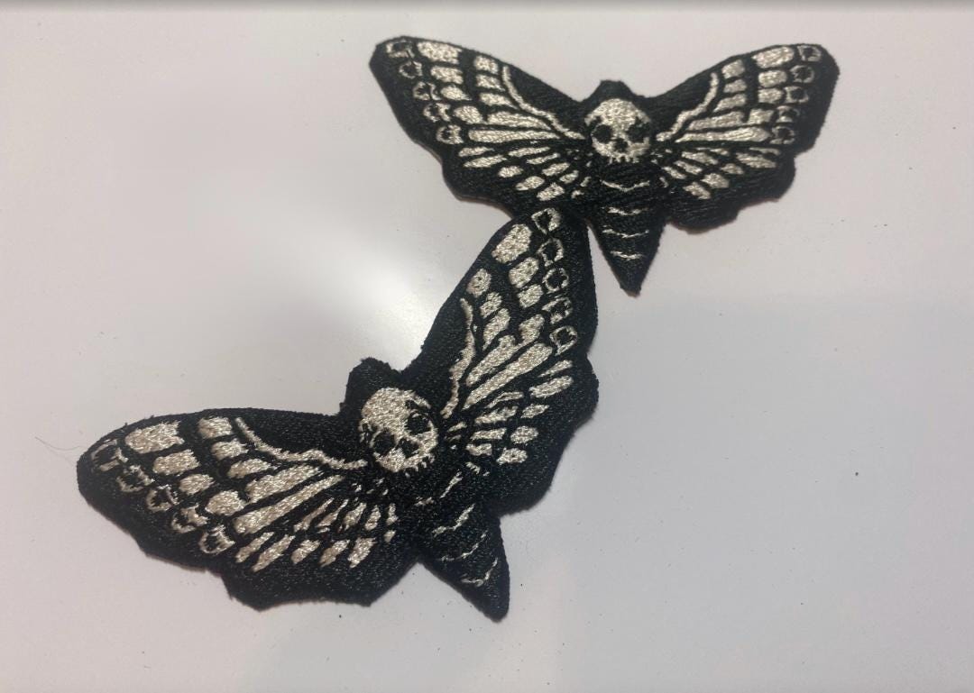 Death's-head Hawk Moth Embroidery Machine Digital Design - Etsy