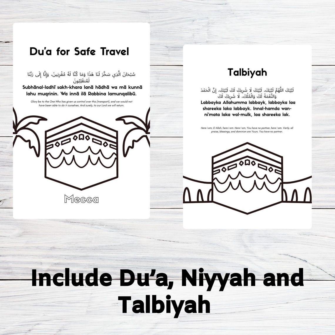 My Hajj Journey Coloring Pages for Kids | 20 Printable Islamic Hajj ...
