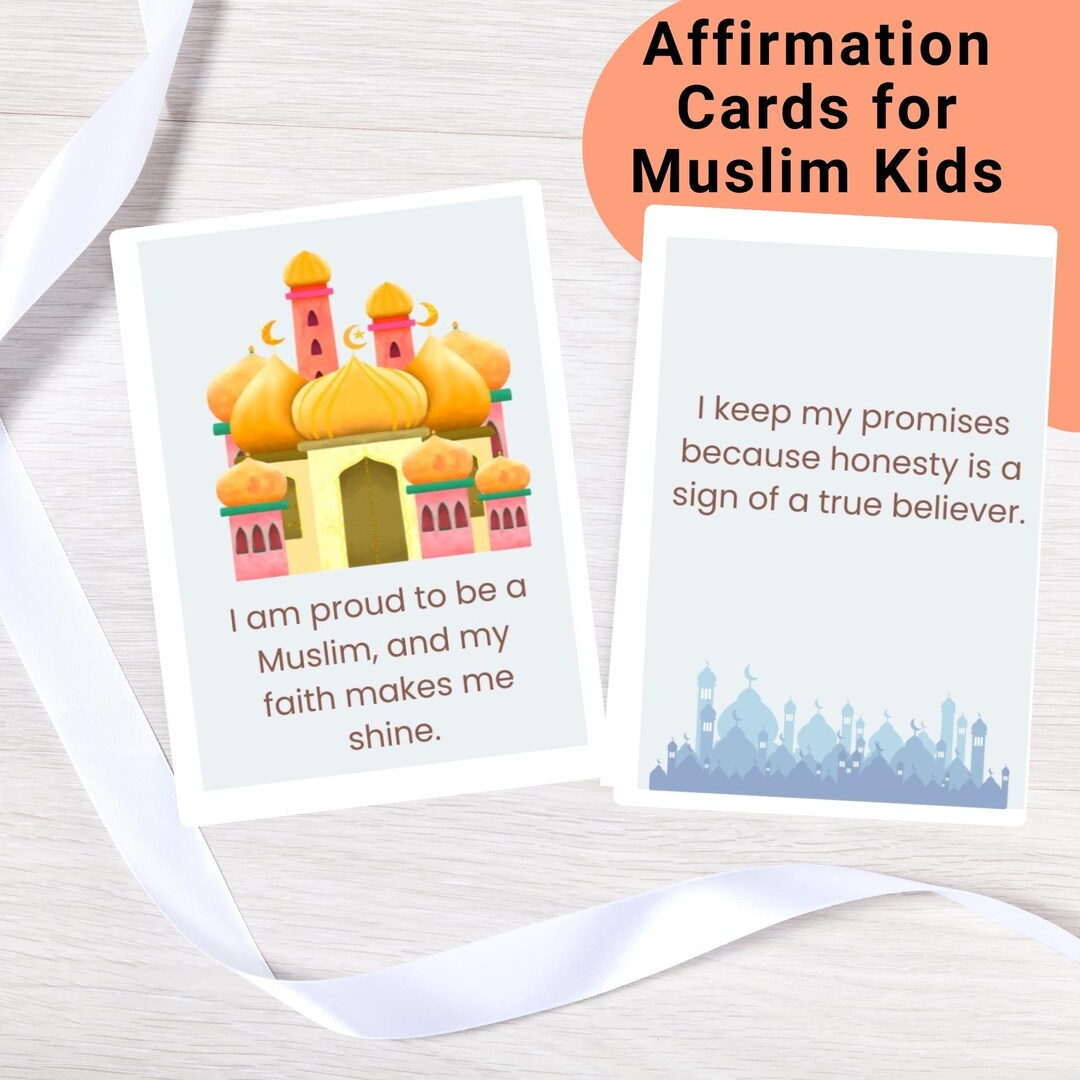 Islamic Affirmation for Muslim Kids, Islamic Positive Affirmation ...
