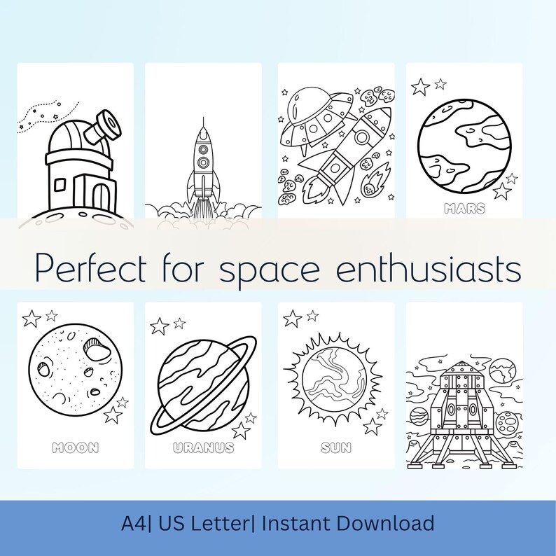 Space Planets Coloring Pages for Kids, Outer Space Coloring Pages ...