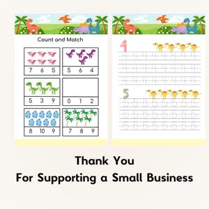 Printable Dinosaur Activities for Kids, Homeschool Printable, Tracing ...