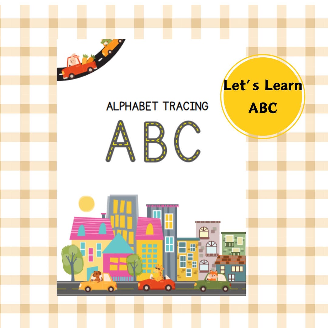 Alphabet Tracing Adventure: Road Tracing With Cars, Alphabet Tracing ...