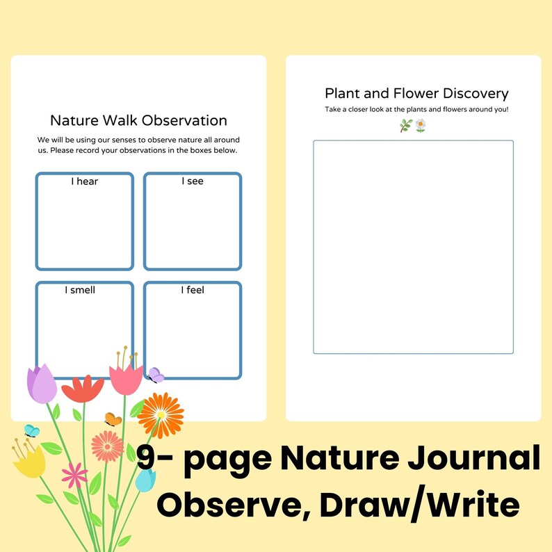 Spring Scavenger Hunt Printable for Kids, Nature Scavenger Hunt ...