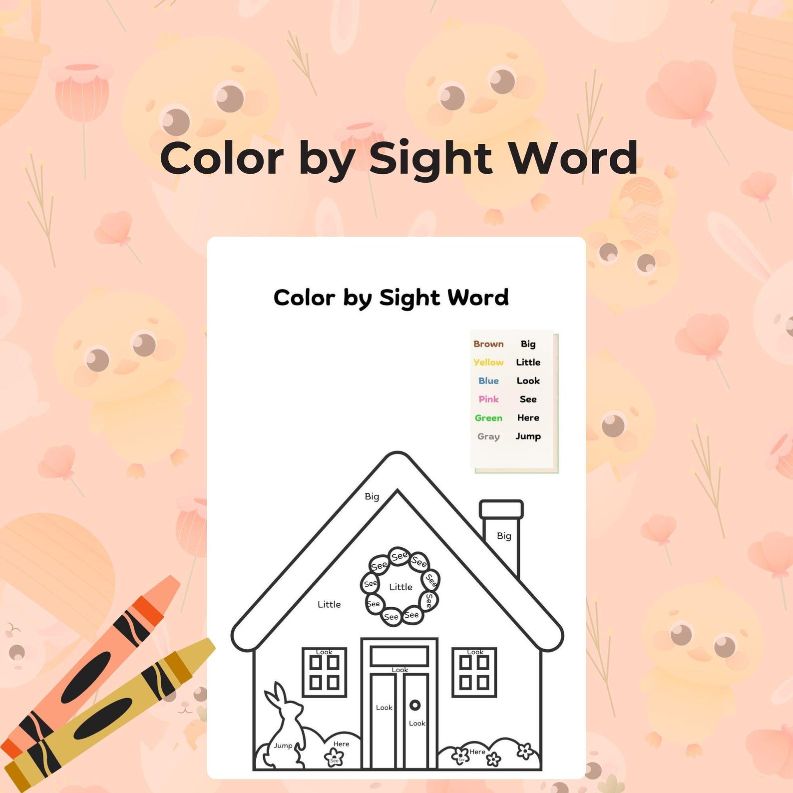 Easter Sight Word Activity Printable, Preschool Easter Tracing and ...
