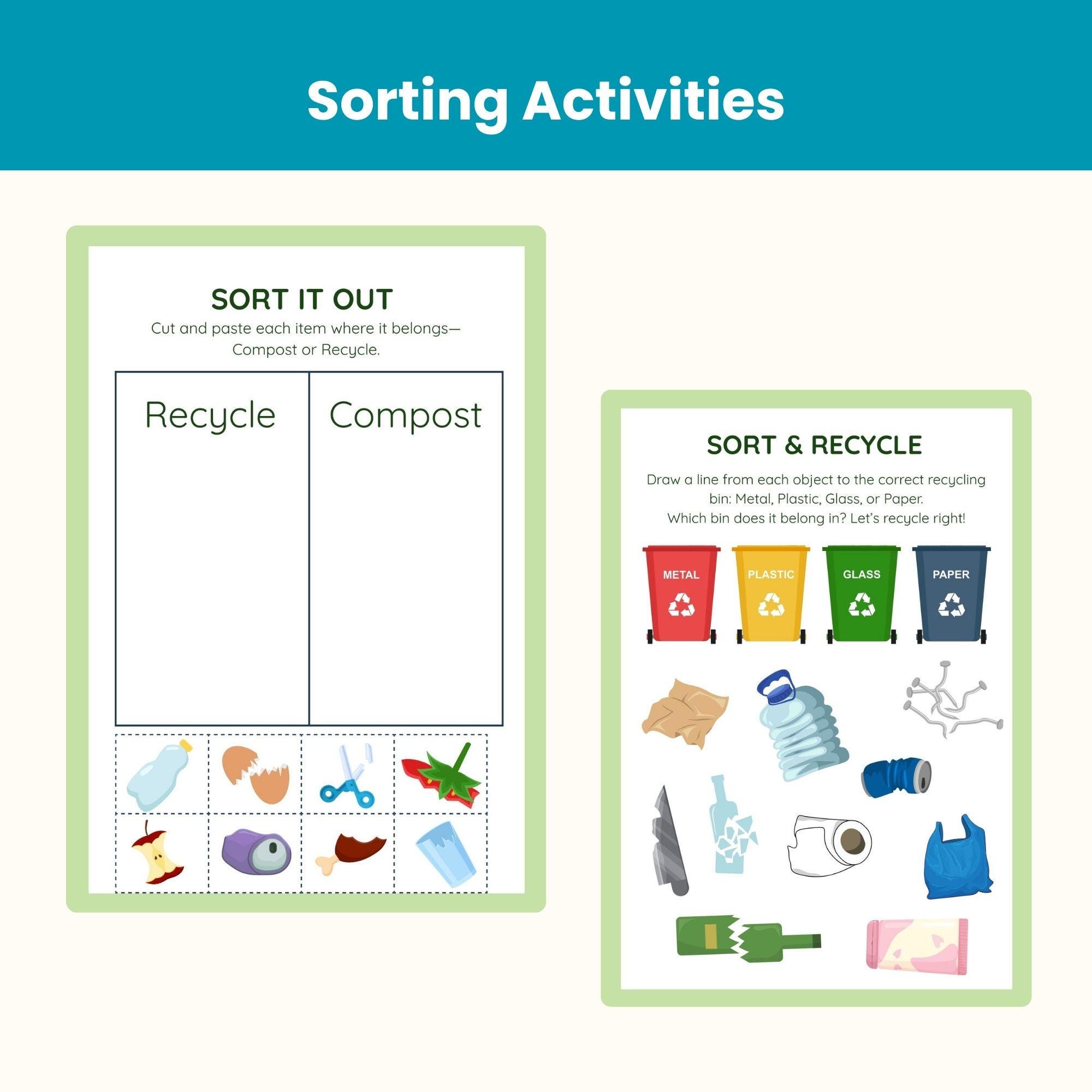 Earth Day Activity Pack for Kids, Scavenger Hunt, Word Search ...