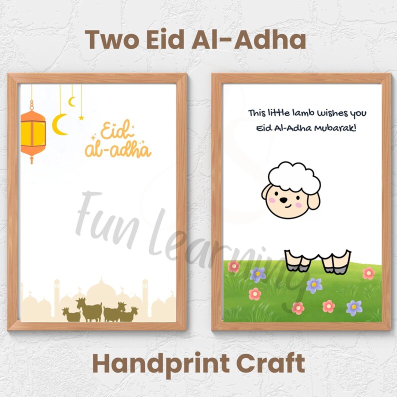 Eid Al Adha Handprint Craft, Kids Handprint Craft, Eid Keepsake ...