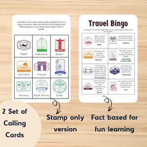 Travel Bingo Printable Game for Kids and Adults | Summer Vacation Bingo ...