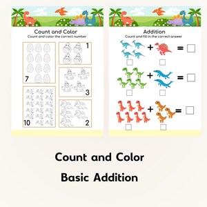 Printable Dinosaur Activities for Kids, Homeschool Printable, Tracing ...