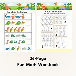 Printable Dinosaur Activities for Kids, Homeschool Printable, Tracing ...