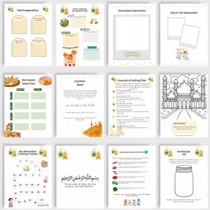 Printable Ramadan Journal for Kids, Ramadan Fasting and Prayer Journal ...