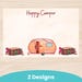 Happy Camper Handprint Craft, Camping Craft for Kids, Summer Preschool ...