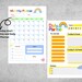 Kids' Planner Bundle Rainbow Edition, Digital Weekly Planner, Homework ...