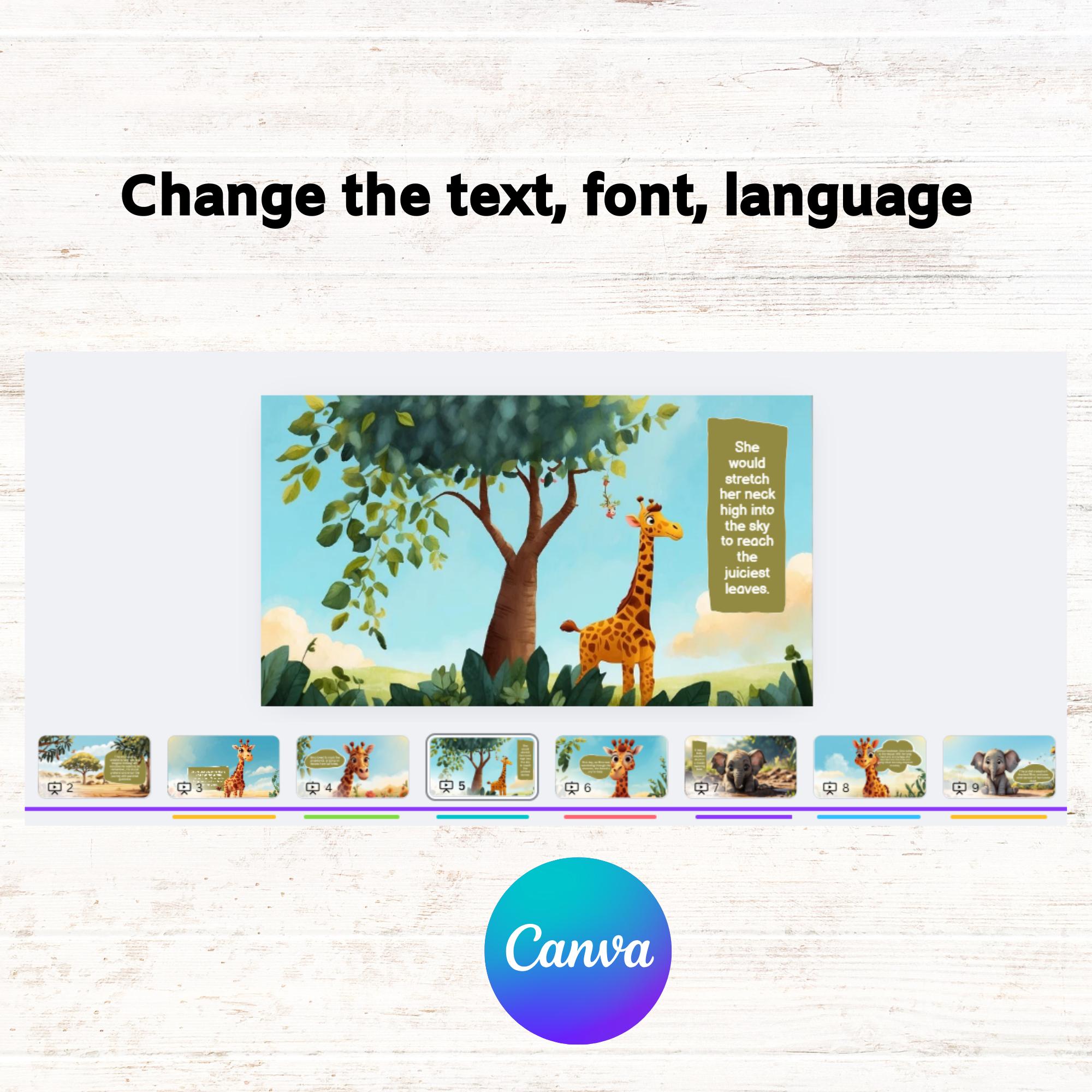 Editable Kids Moral Story Videos in Canva With Voiceover | Commercial ...