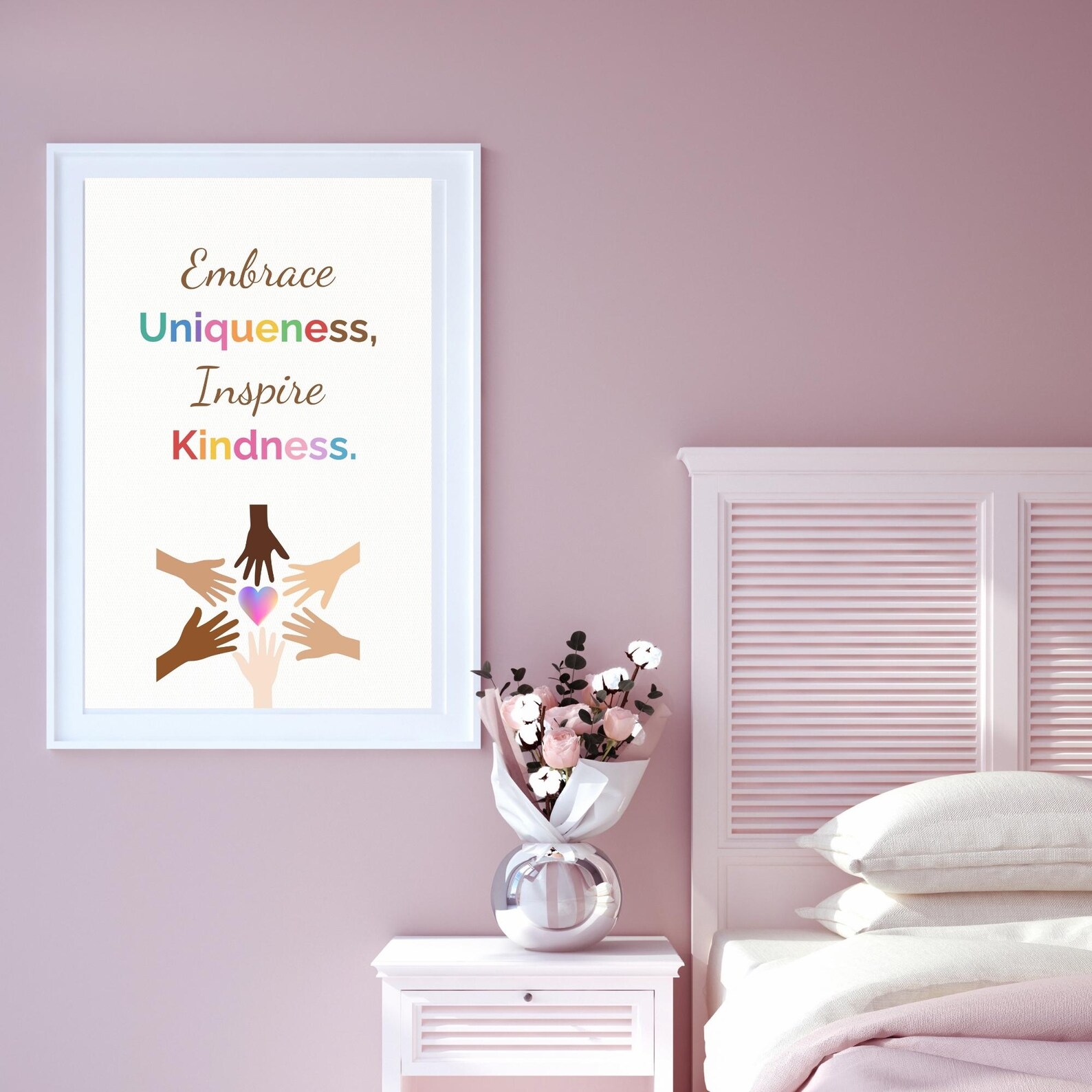 Kindness & Inclusivity Printable Poster Set, Diversity and Inclusion ...