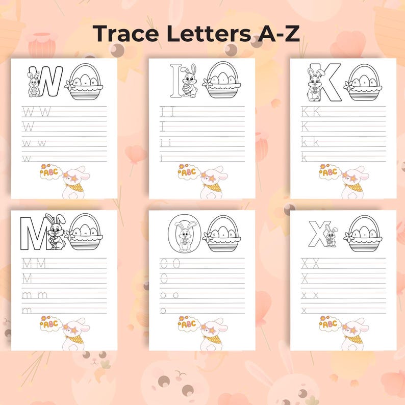 Easter Sight Word Activity Printable, Preschool Easter Tracing and ...