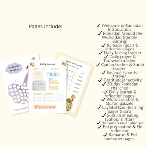 Ramadan Journal for Kids Printable PDF | 43 Page Islamic Activity ...