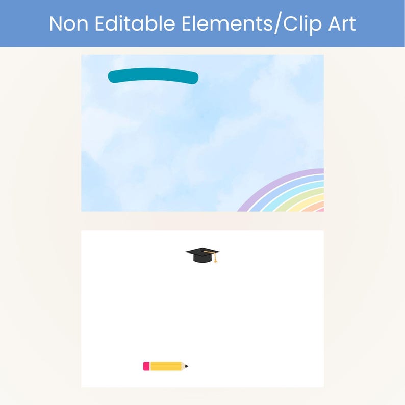 Plantilla de certificado de graduación arcoíris: Diseño editable en ...